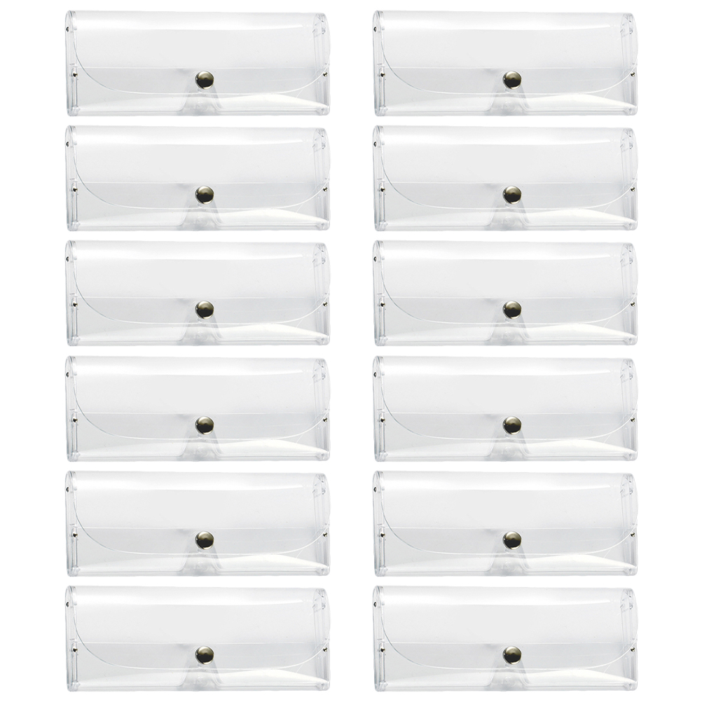 GOOHOCHY 12 Pcs Glasses Case Hard Shell for Men Spectacle Travel ...