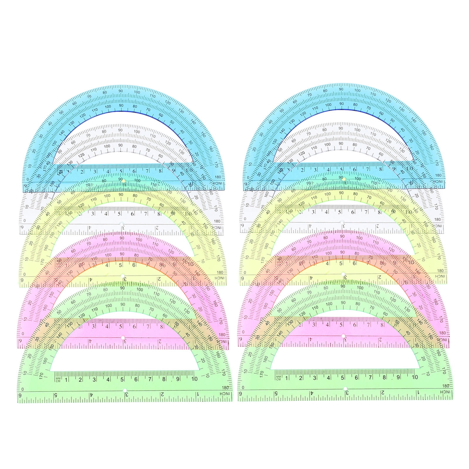 GOOHOCHY 12 Pcs Helix Angle and Circle Maker Combination Lock Locker ...