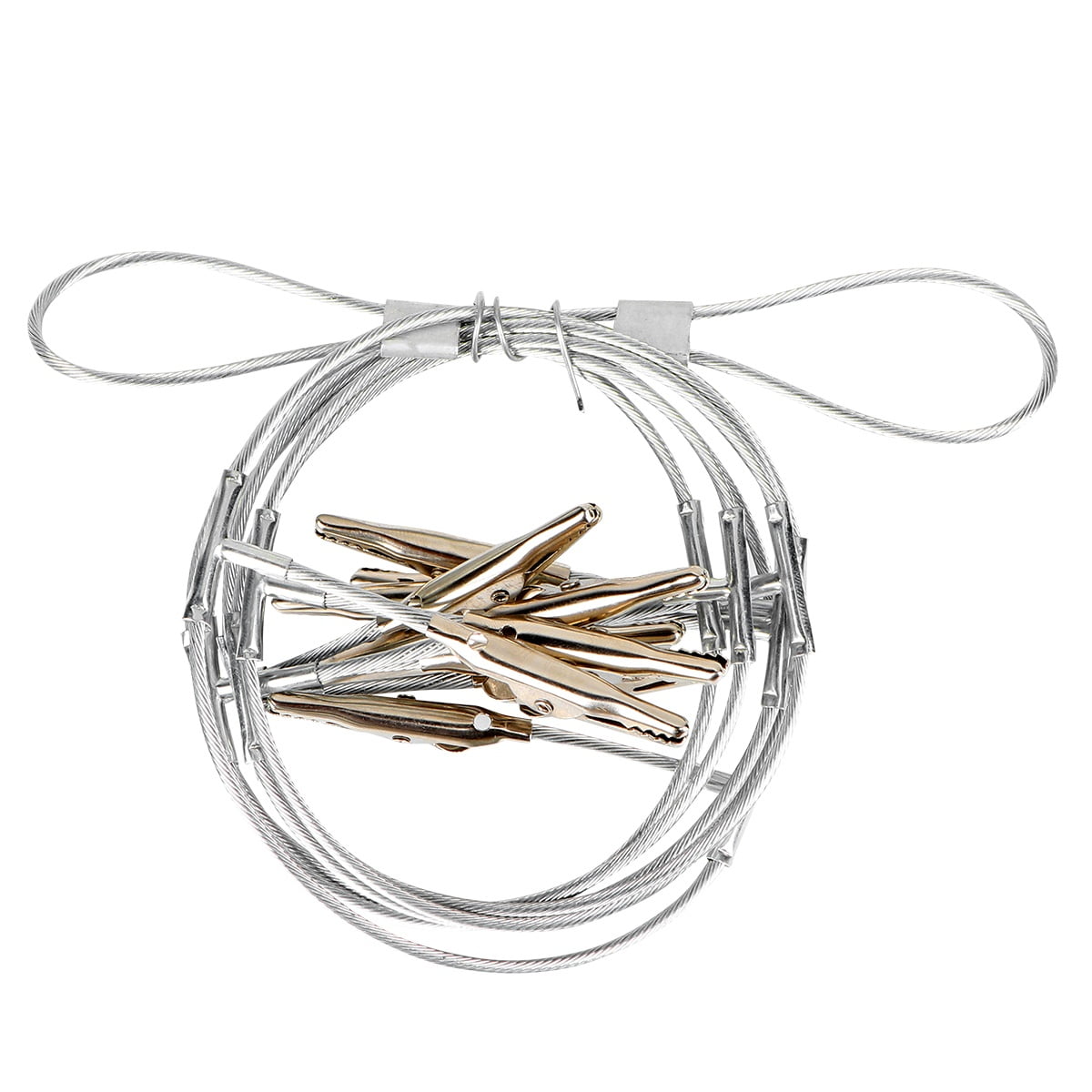 GOOHOCHY 12 Pcs Table Card Clip Holder Silver Steel Message Folder for ...