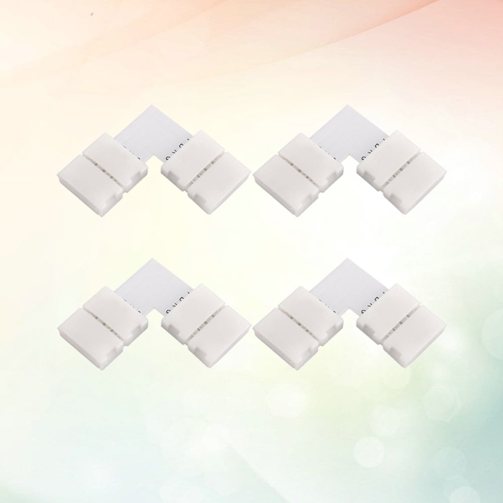 GOOHOCHY 12PCS 5050 RGB LED Corner Connector Corner Clips Buckle LED ...