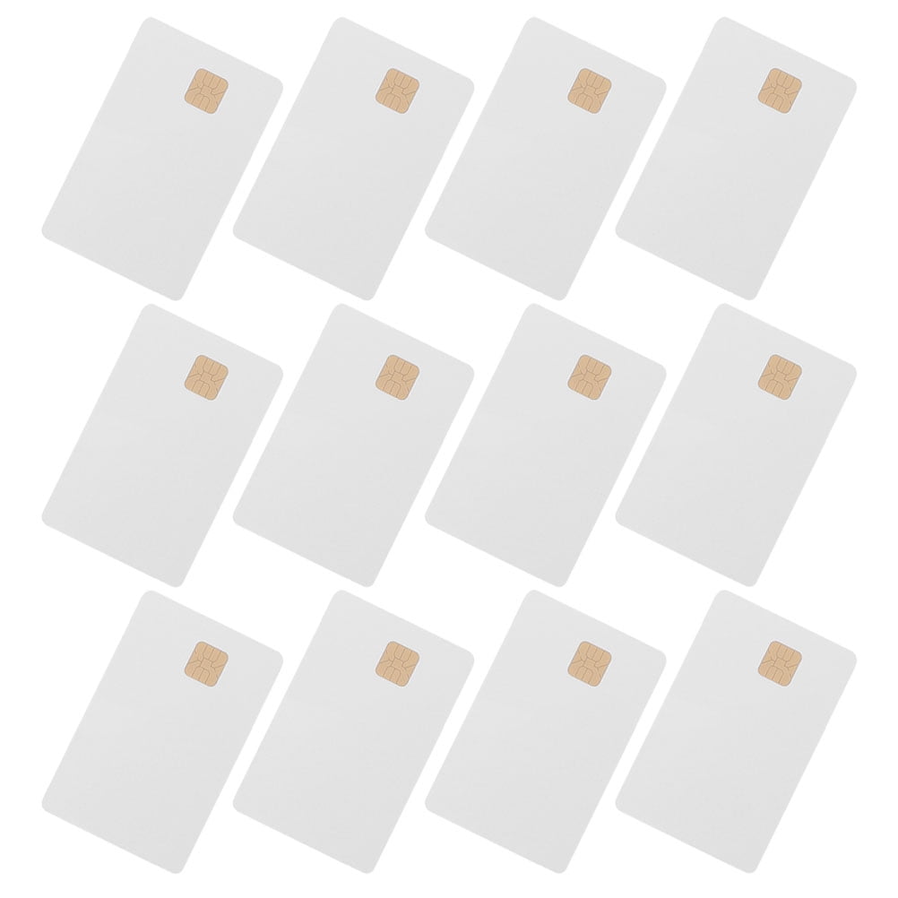 GOOHOCHY 12pcs Door Control System White Cards with Chip Smart Ic Cards ...