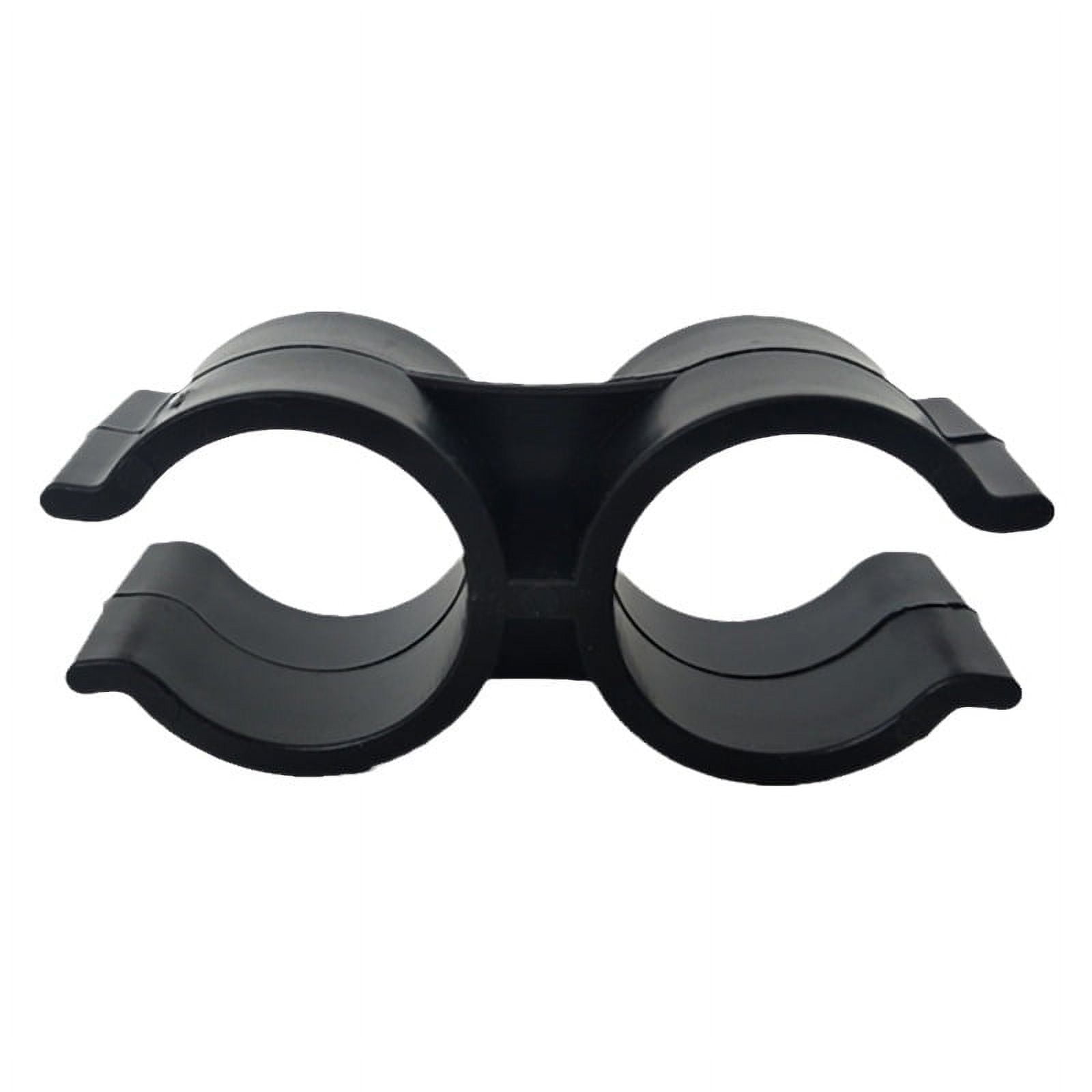 GOOHOCHY 12pcs Double Pipe Clamps Shelf Pole Connectors 25mm Double ...