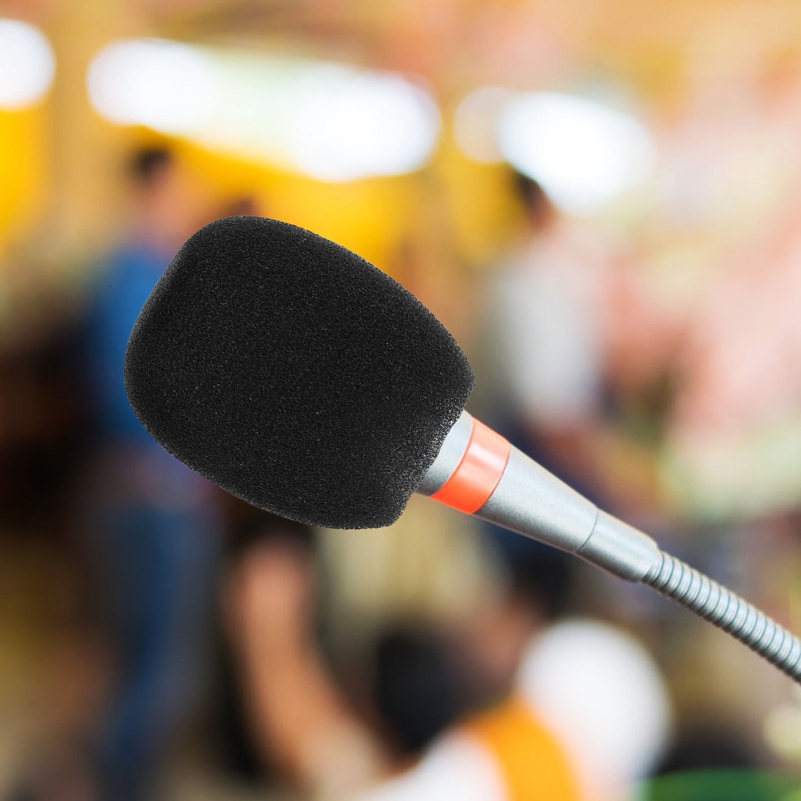 GOOHOCHY 12pcs Mini Foam Microphone Covers for Lapel and Handheld Mics ...