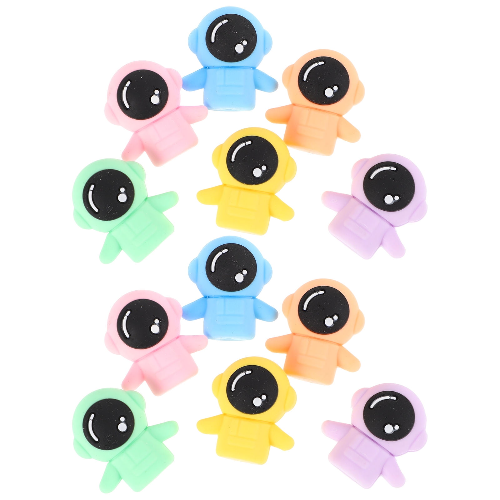 GOOHOCHY 12pcs Mini Space Erasers Cute Pencil Erasers 3d Cartoon ...