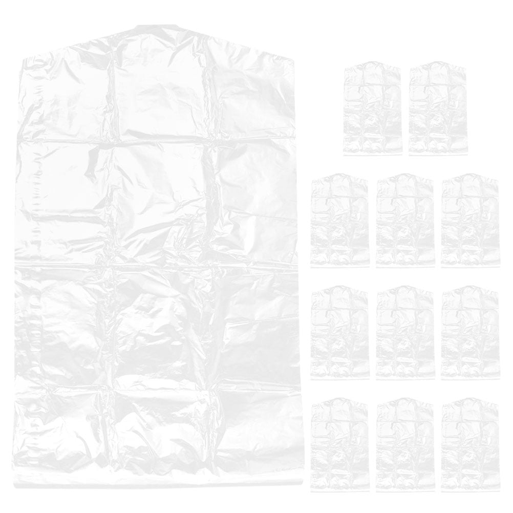 GOOHOCHY 12pcs Transparent PVC Clear Garment Protector Covers for ...