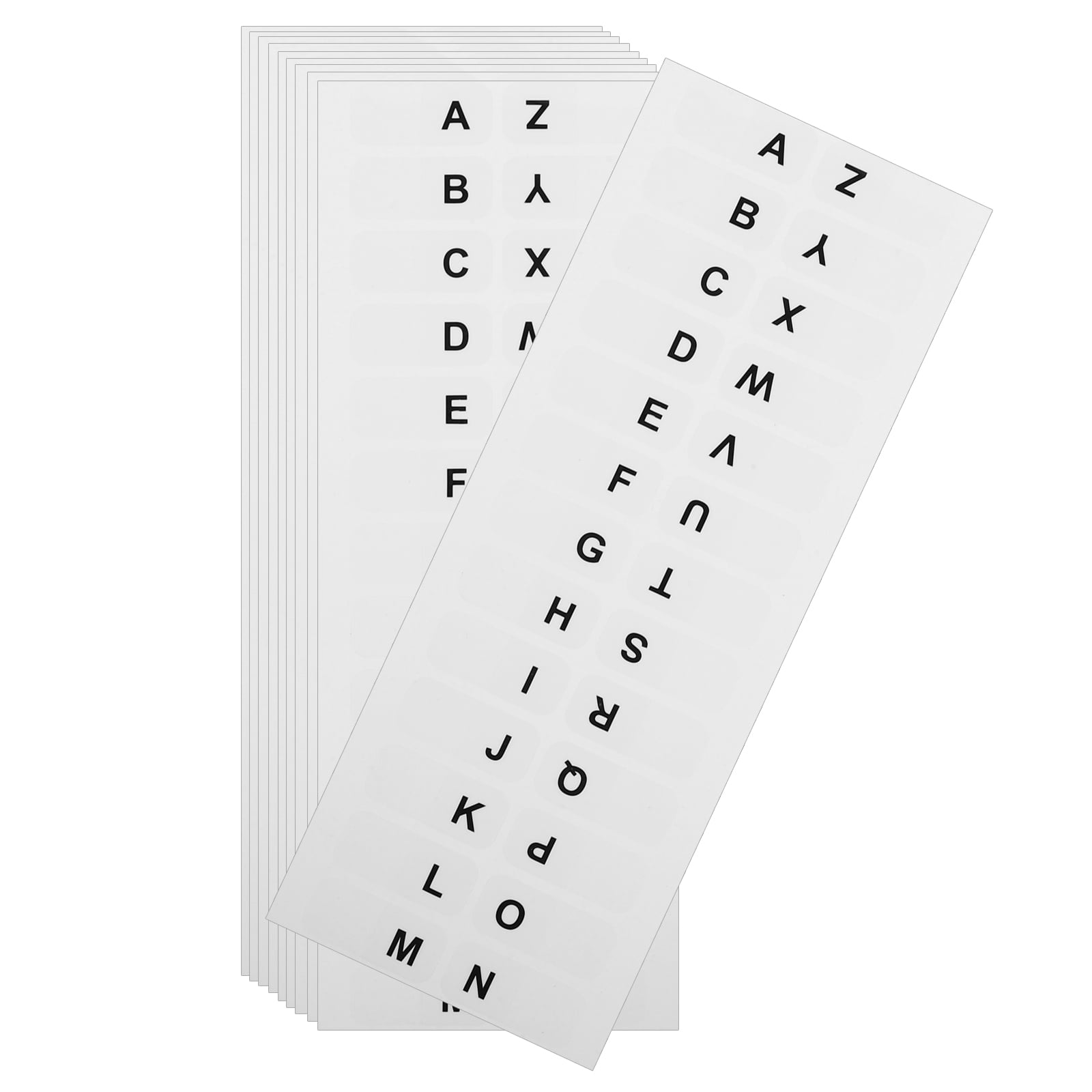 GOOHOCHY 14 Sheets of Sticky Page Tags Alphabet Tabs Notepad Adhesive ...
