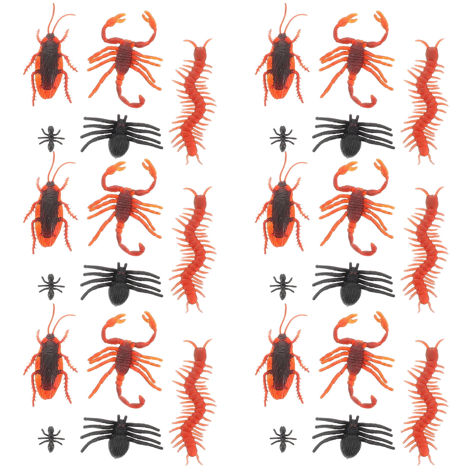 GOOHOCHY 150 PCS Plastic Fake Insects Realistic Bugs Simulation Small ...