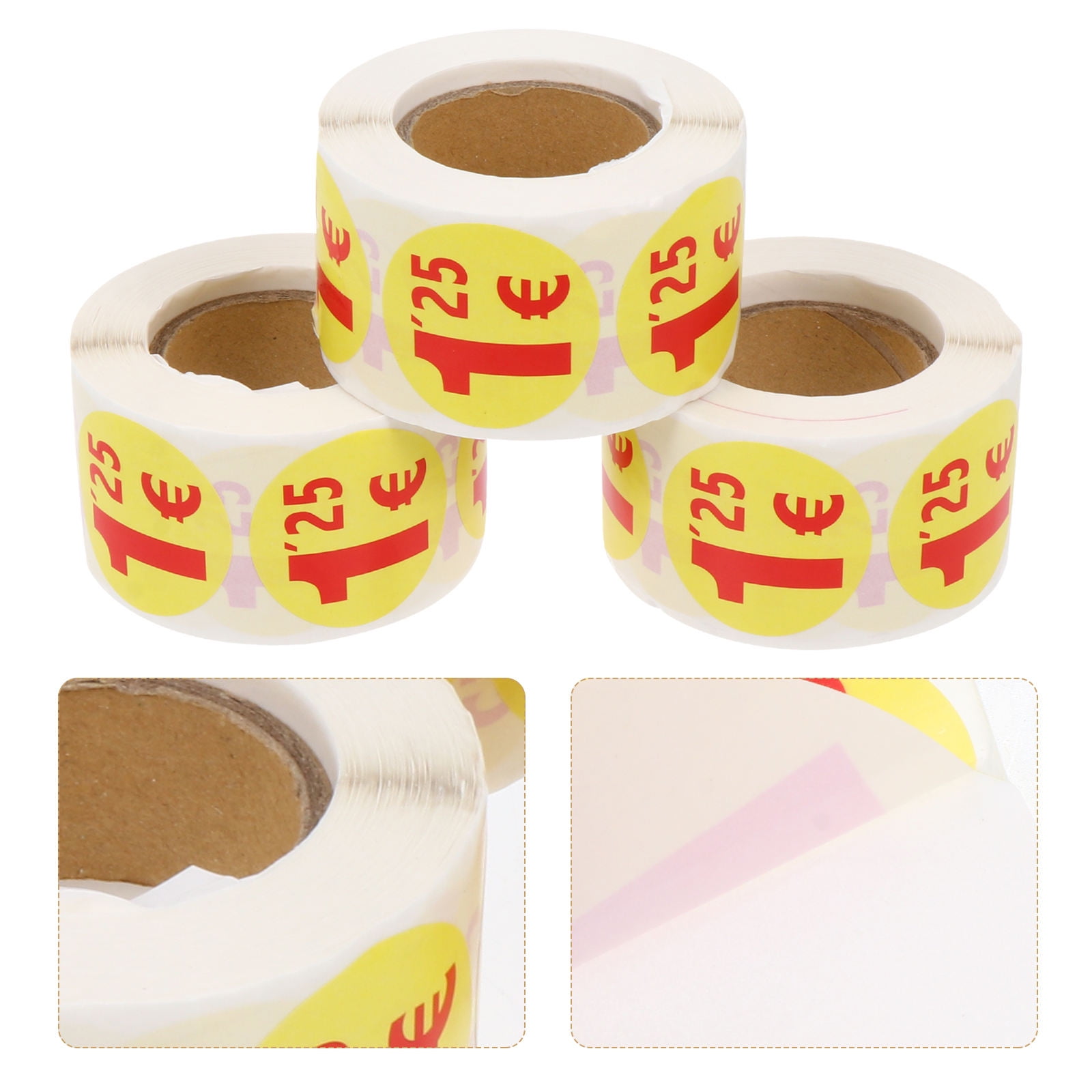 GOOHOCHY 1500 Pcs Circle Price Tag Sticker Supermarket Stickers ...
