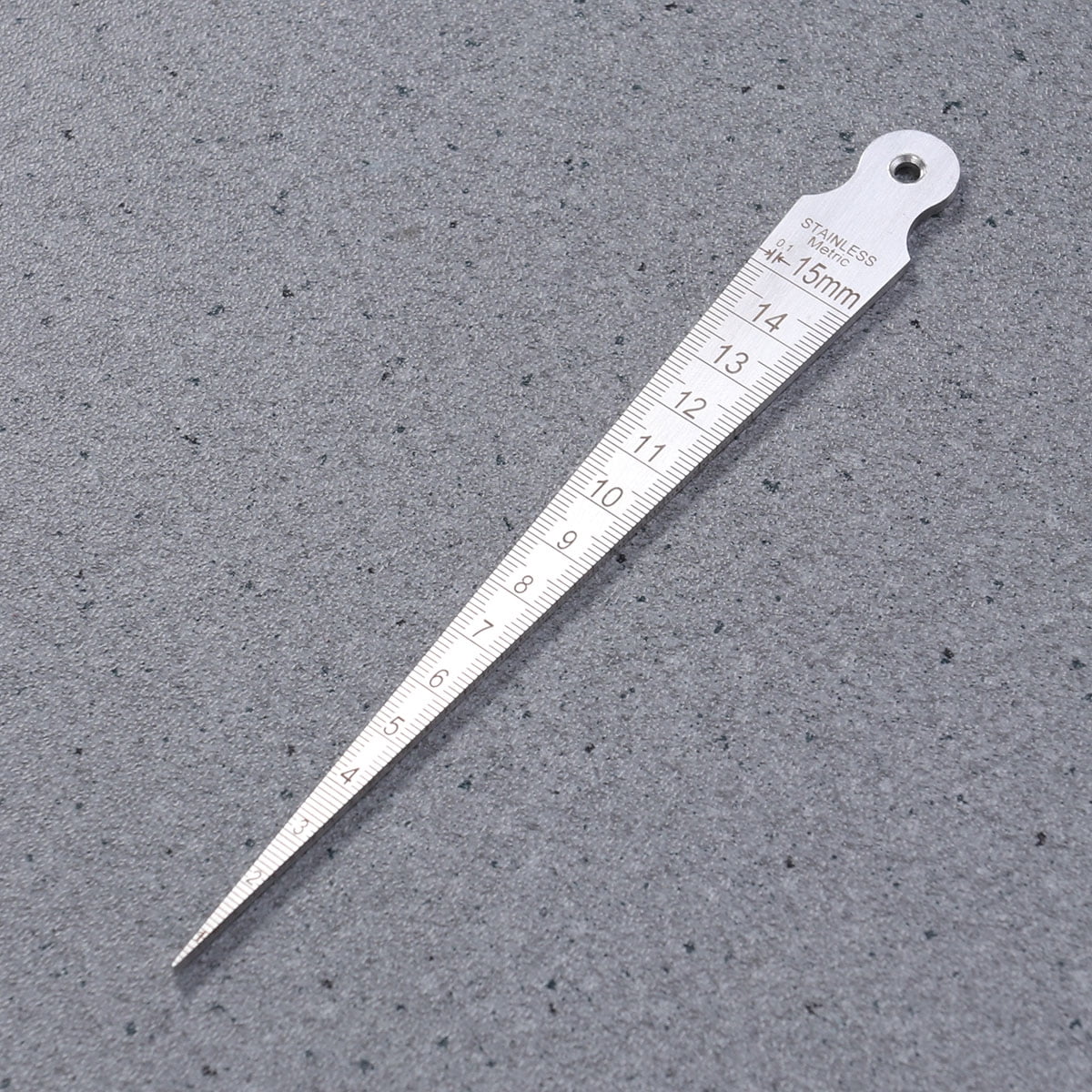 GOOHOCHY 15mm Taper Gage Welding Gauge Measurement Metric Silver ...