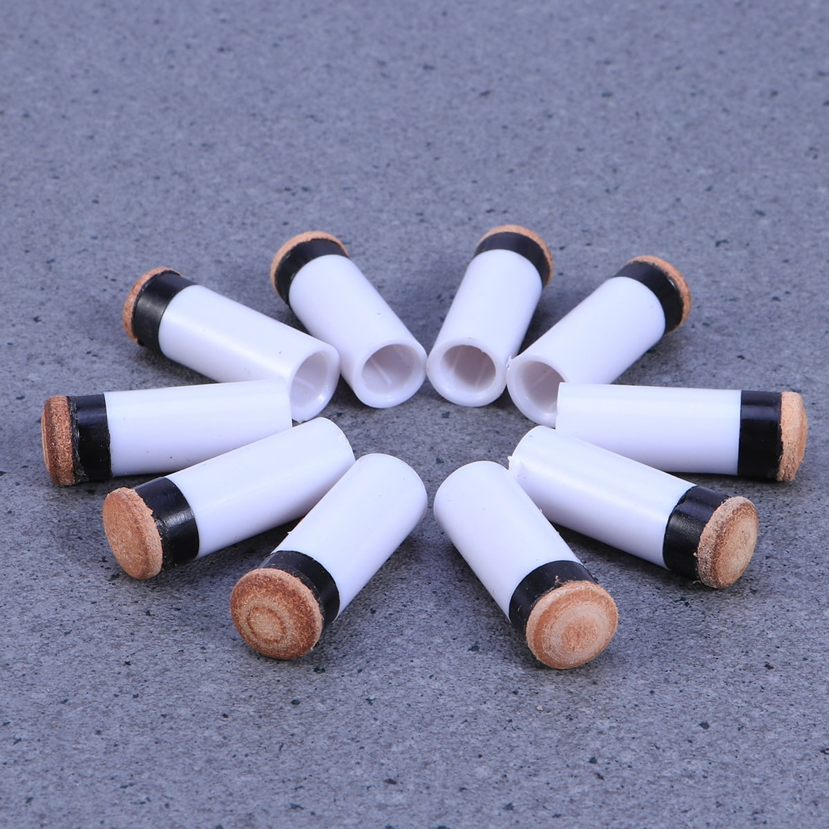 GOOHOCHY 15pcs American Style Billiard Cue Ferrules and Tips Billiard ...