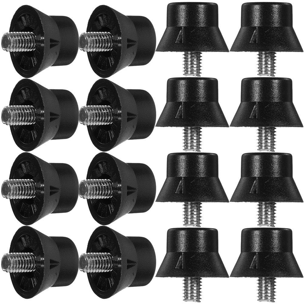 GOOHOCHY 15pcs Black Rubber Football Cleats Spike Replacement for Shoes ...