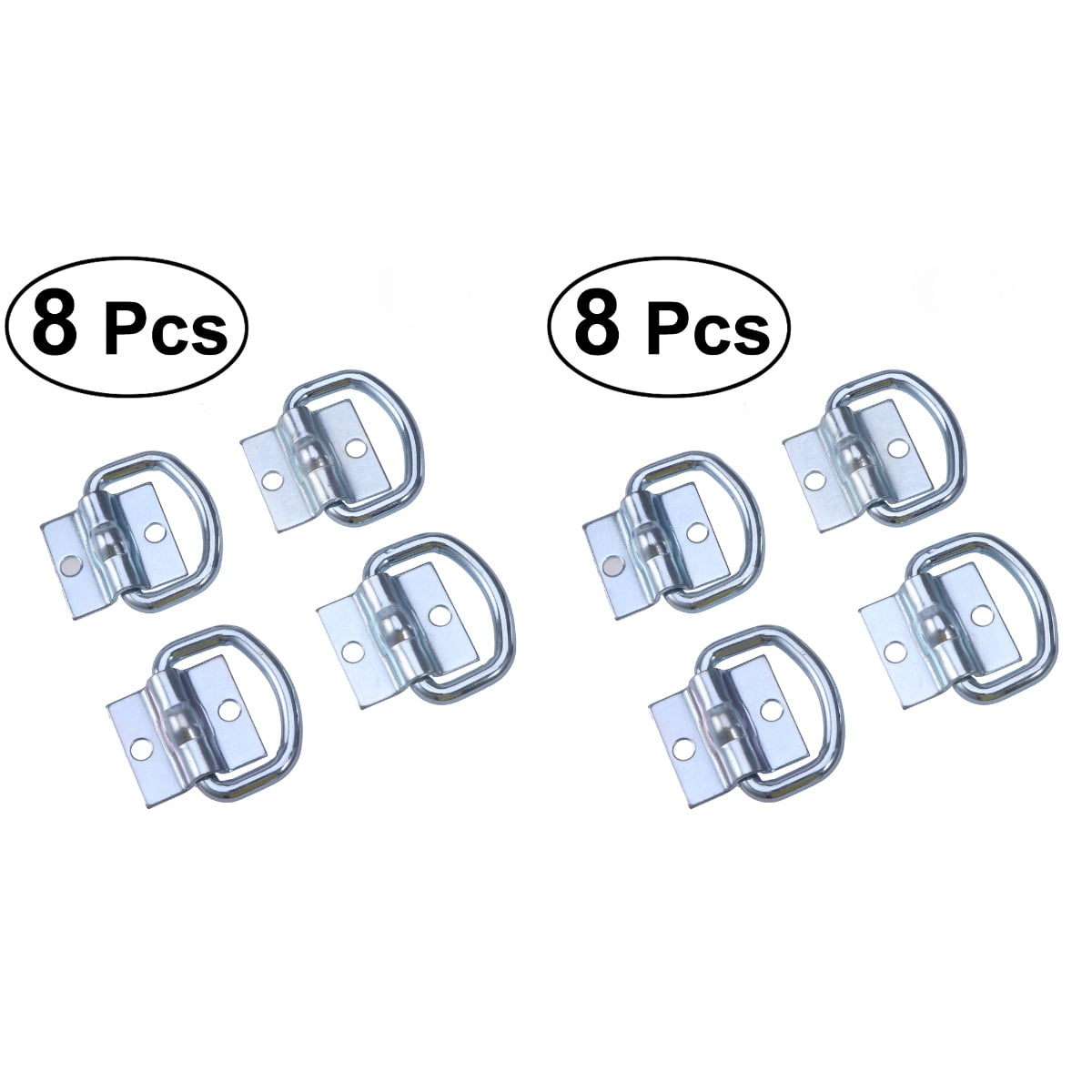 GOOHOCHY 16 pcs Tie Down D Ring Load Anchor Trailer Anchor Forged ...