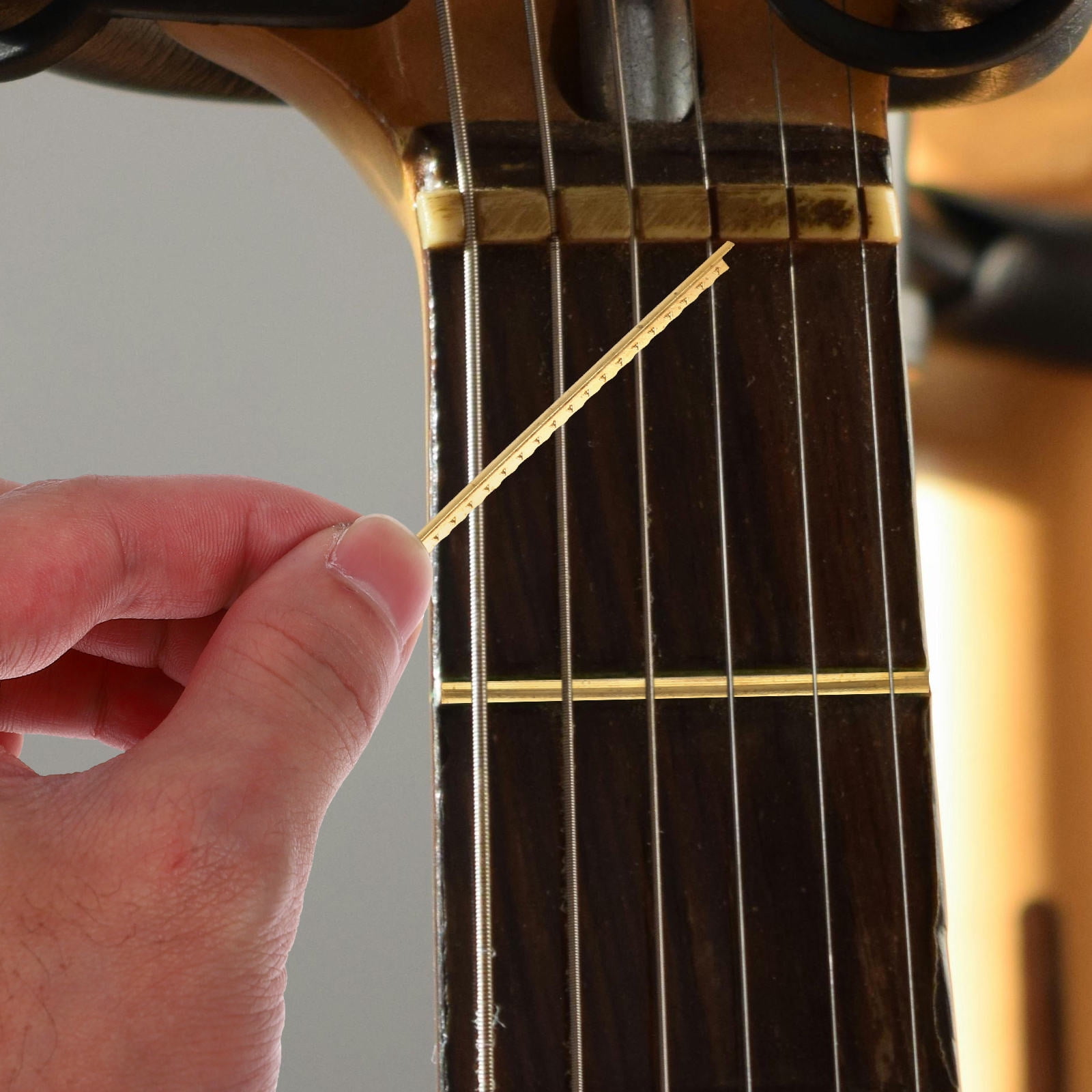 GOOHOCHY 19pcs Classical Guitar Fret Wire Electric Guitar White Copper ...