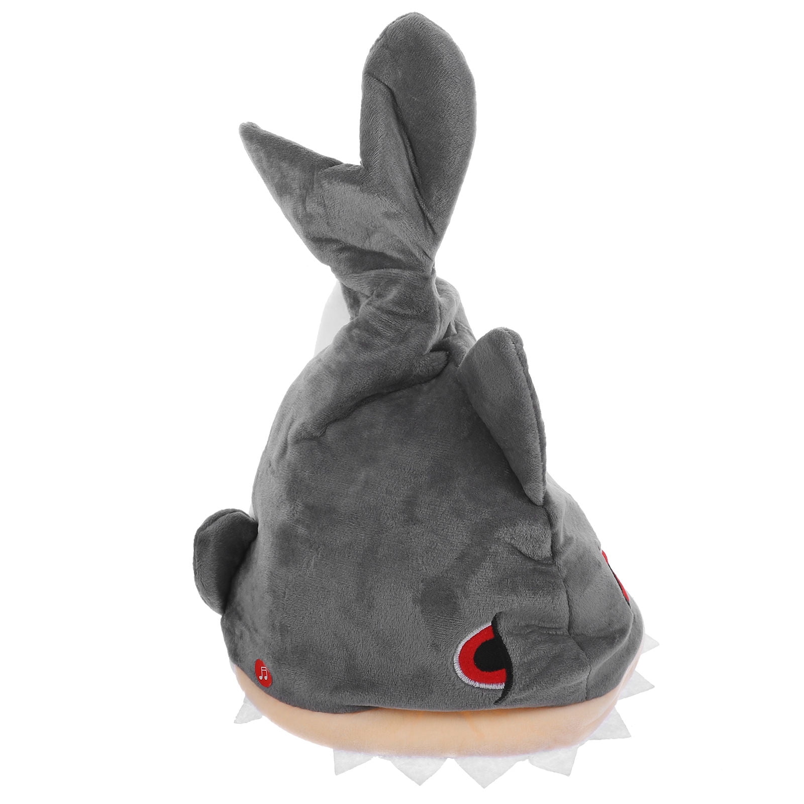 FUEENIRVA Party Headwear Shark Hat Grey Plush 1Pack 11.8x7.9x0.39in ...