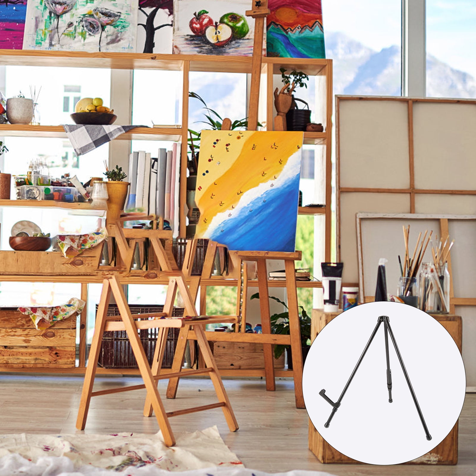 GOOHOCHY 1Pack Iron Tabletop Display Easel for Businesses and Trade ...