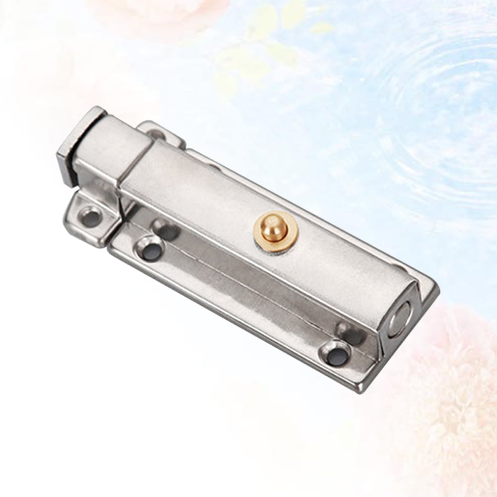 GOOHOCHY 1Pcs Low Profile Bar Latch for Gate Latches in Silver 7 ...