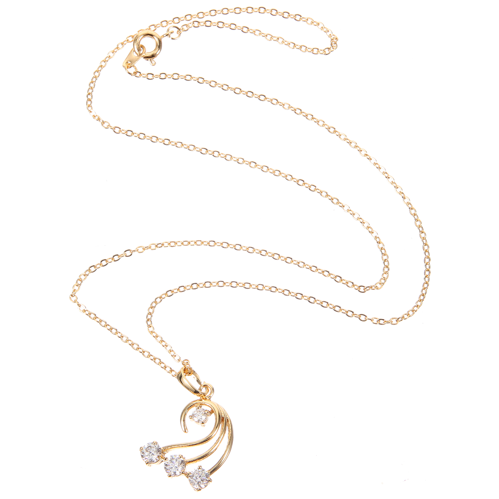 GOOHOCHY 1Pcs Pendant Necklace for Women with Zincons and Dangling ...