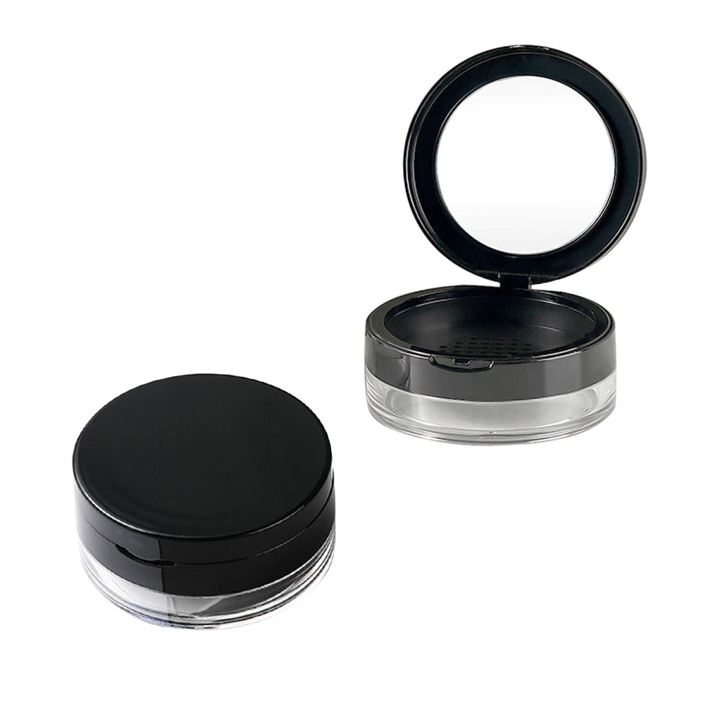 GOOHOCHY 1Pcs Portable Plastic Powder Case for Empty Mini Pots Cosmetic ...