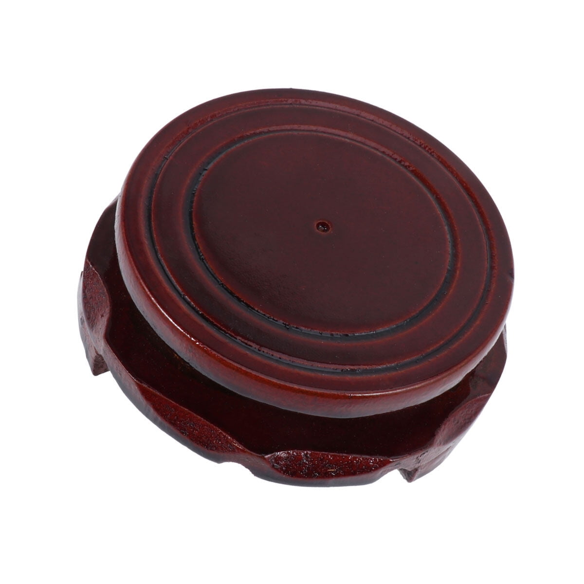 GOOHOCHY 1Pcs Pot Plates for Plants in Brown Plastic for Water Drainage ...