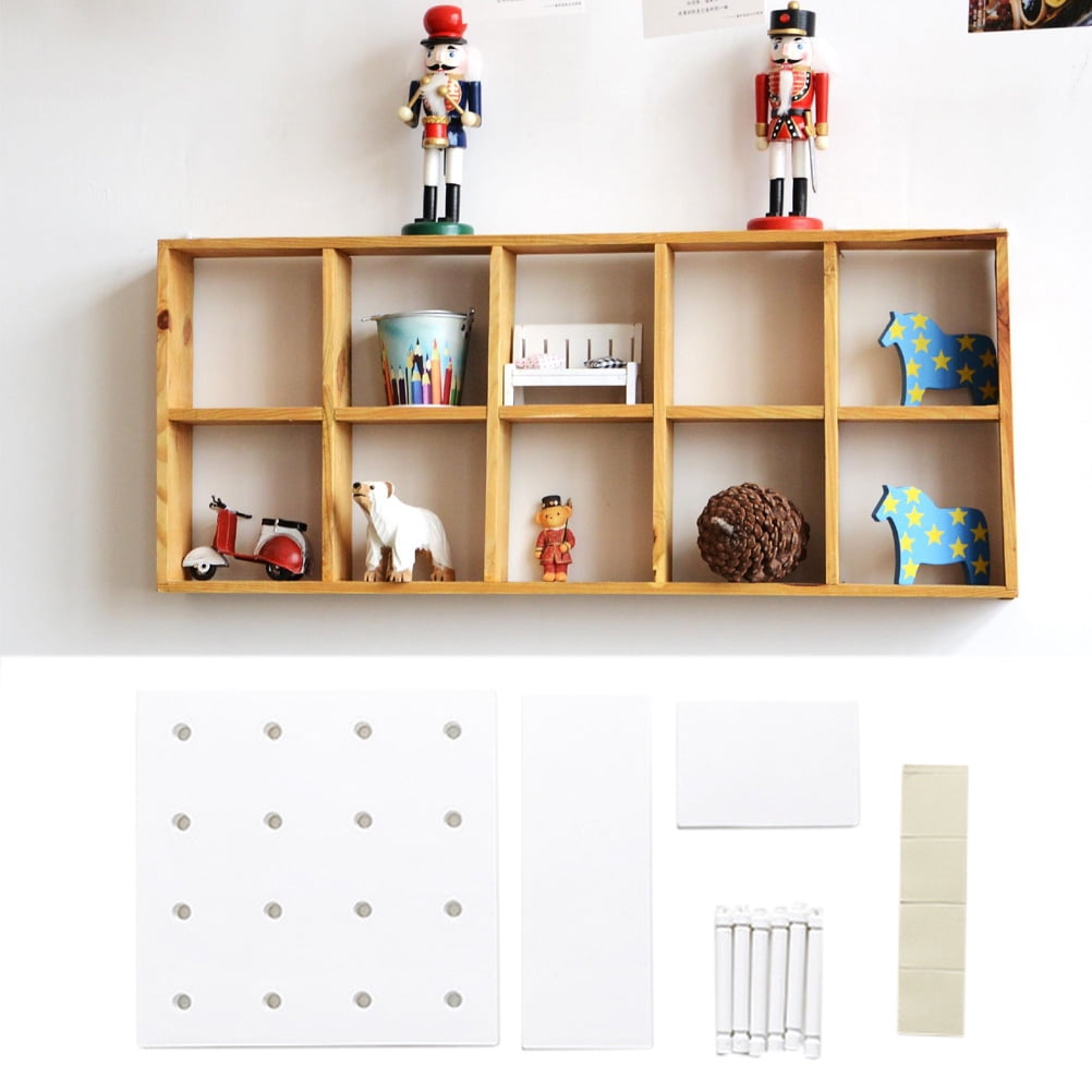 GOOHOCHY 1Pcs White Plastic Square Storage Rack Hole Plate Design for ...