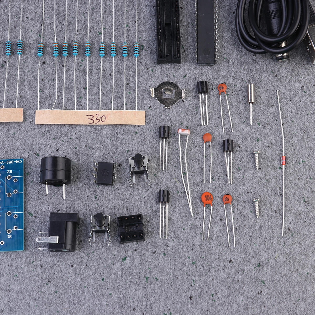 GOOHOCHY 1Set SCM LED Digital Clock Components Single Chip Microcomputer Clock Microchip Clock ...