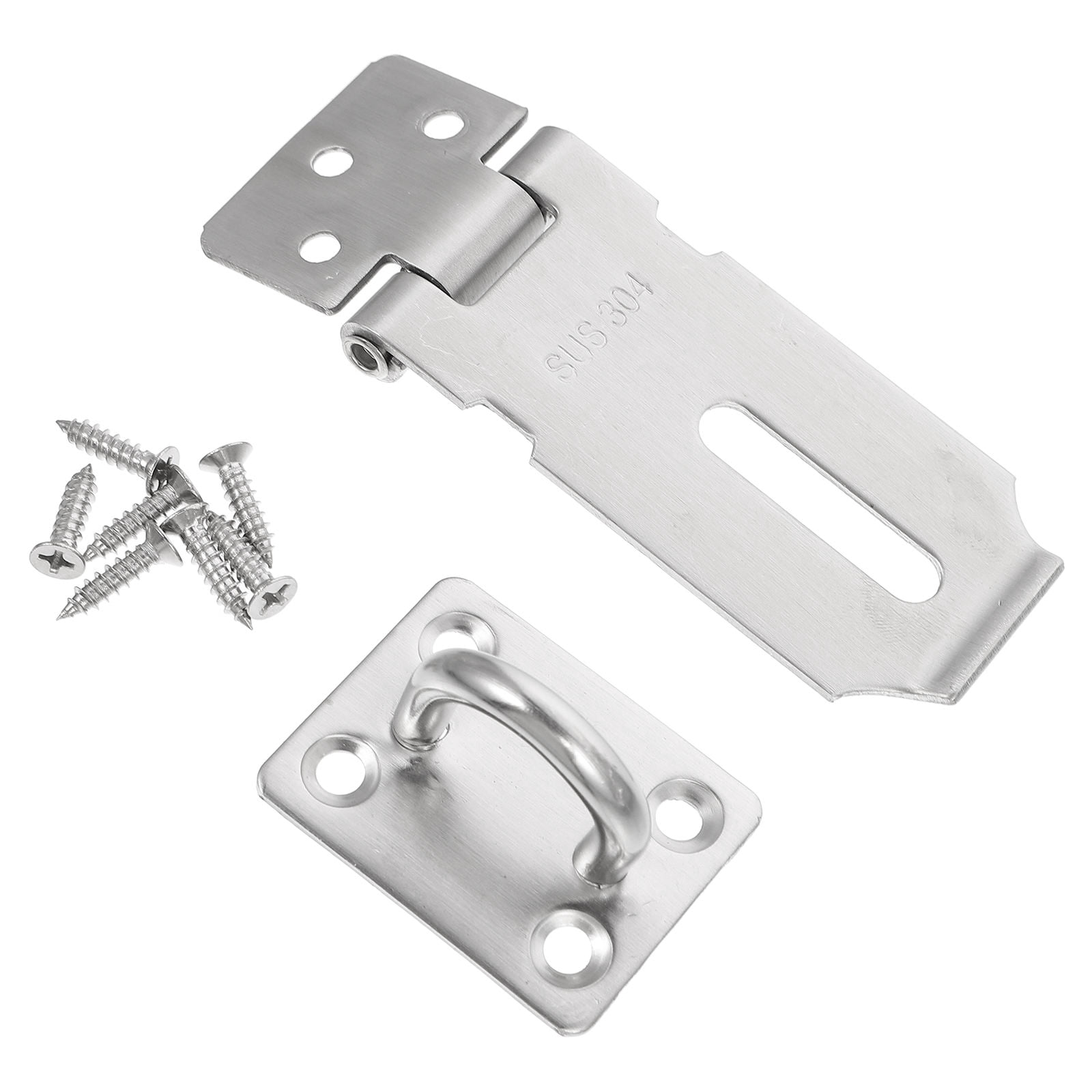 GOOHOCHY 1Set Stainless Steel Hasp Lock Heavy Duty For Office Workers ...