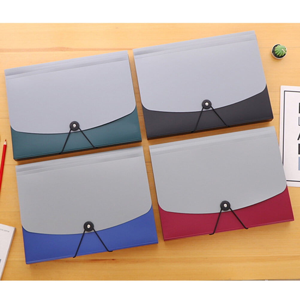 GOOHOCHY 1pc 13 Pockets Expanding File Folders Buckle A4 Accordion File ...