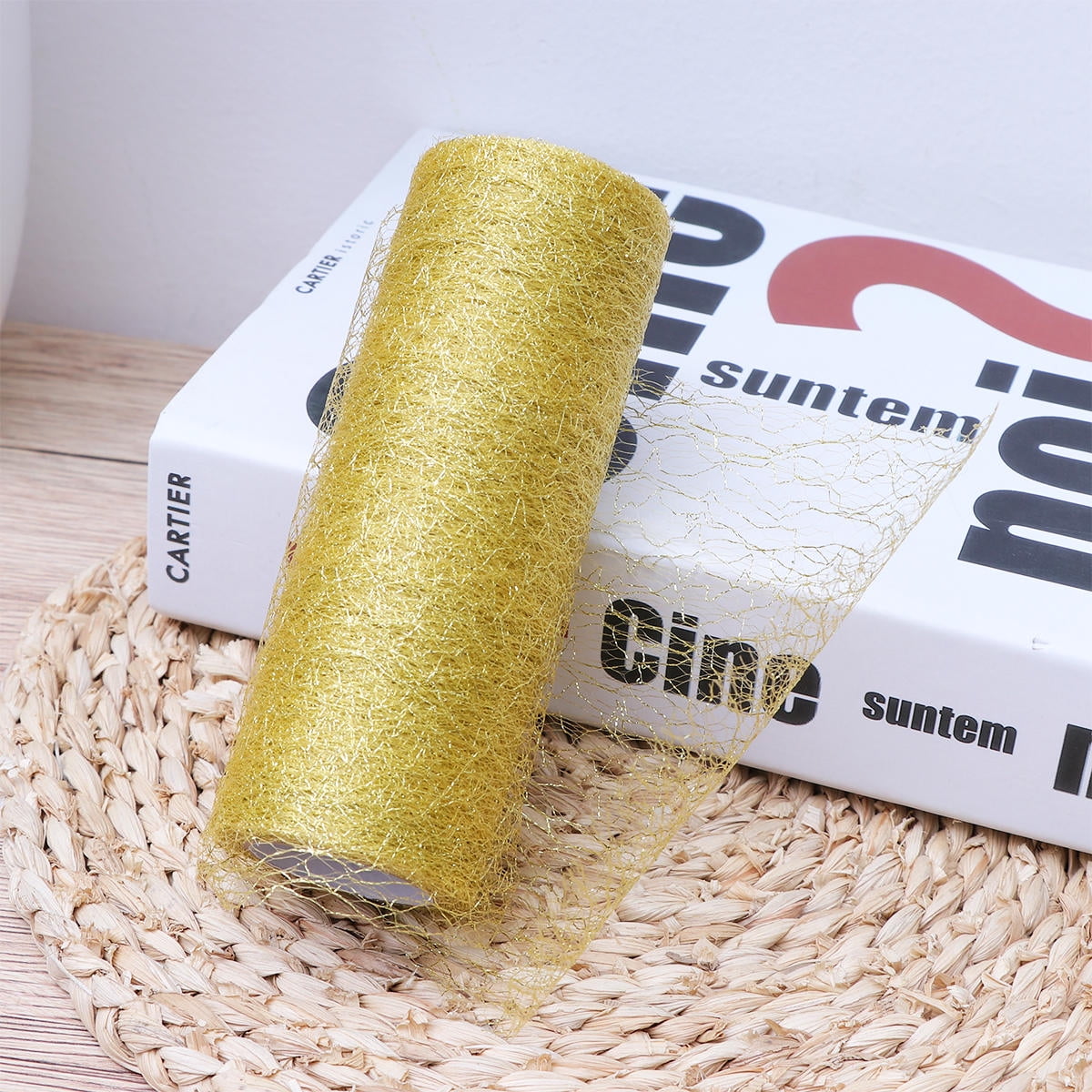 GOOHOCHY 1pc 15cm 10 Yards Yarn Tulle Netting Rolls Organza Fabric for ...