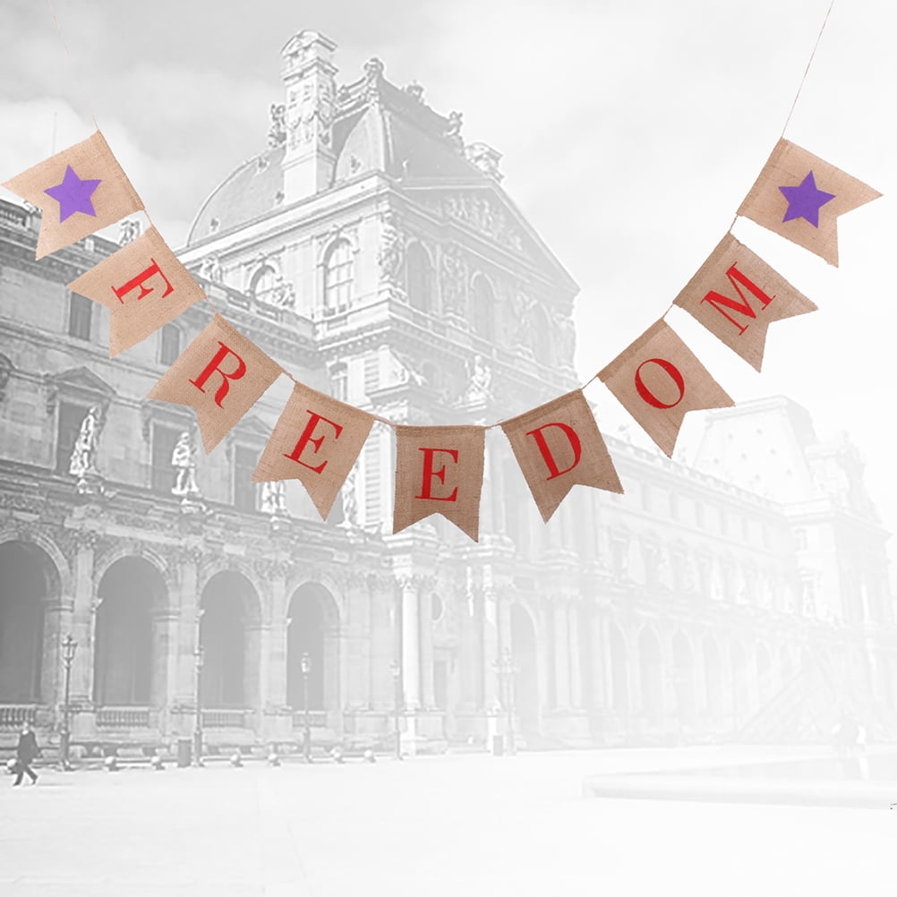 GOOHOCHY 2 .8M Decoration Swallowtail Flag Patriotic Decorations ...