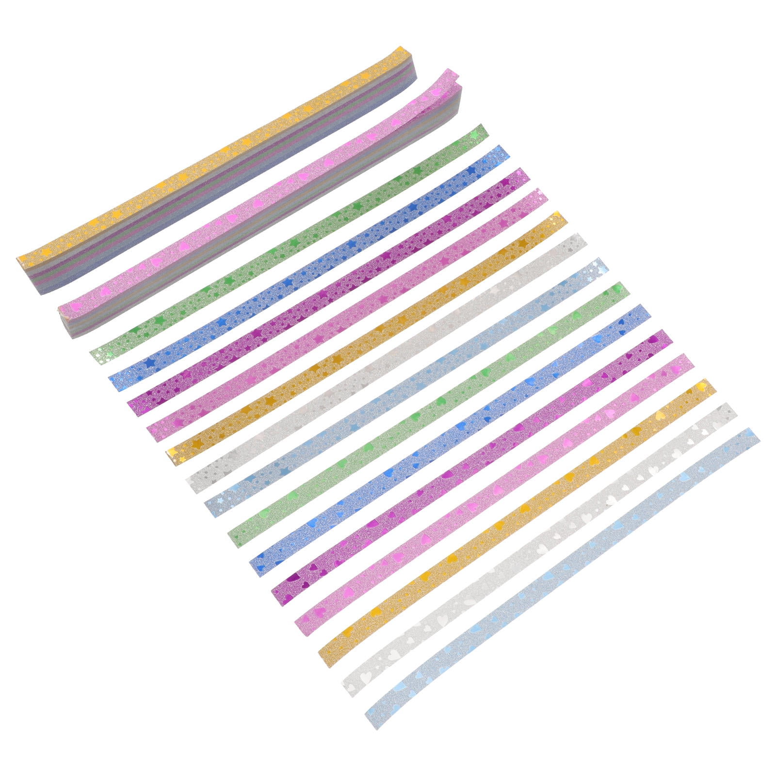 GOOHOCHY 2 Bags of Glitter DIY Star Strips Origami Paper Strips ...