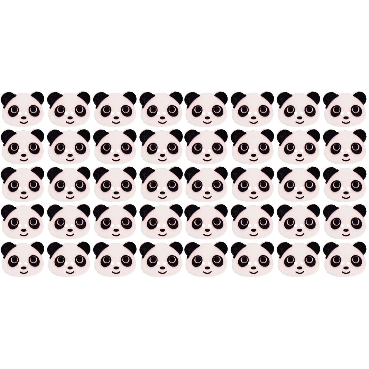 GOOHOCHY 2 Count Panda Head Button Party Decorations Buttons Hat ...