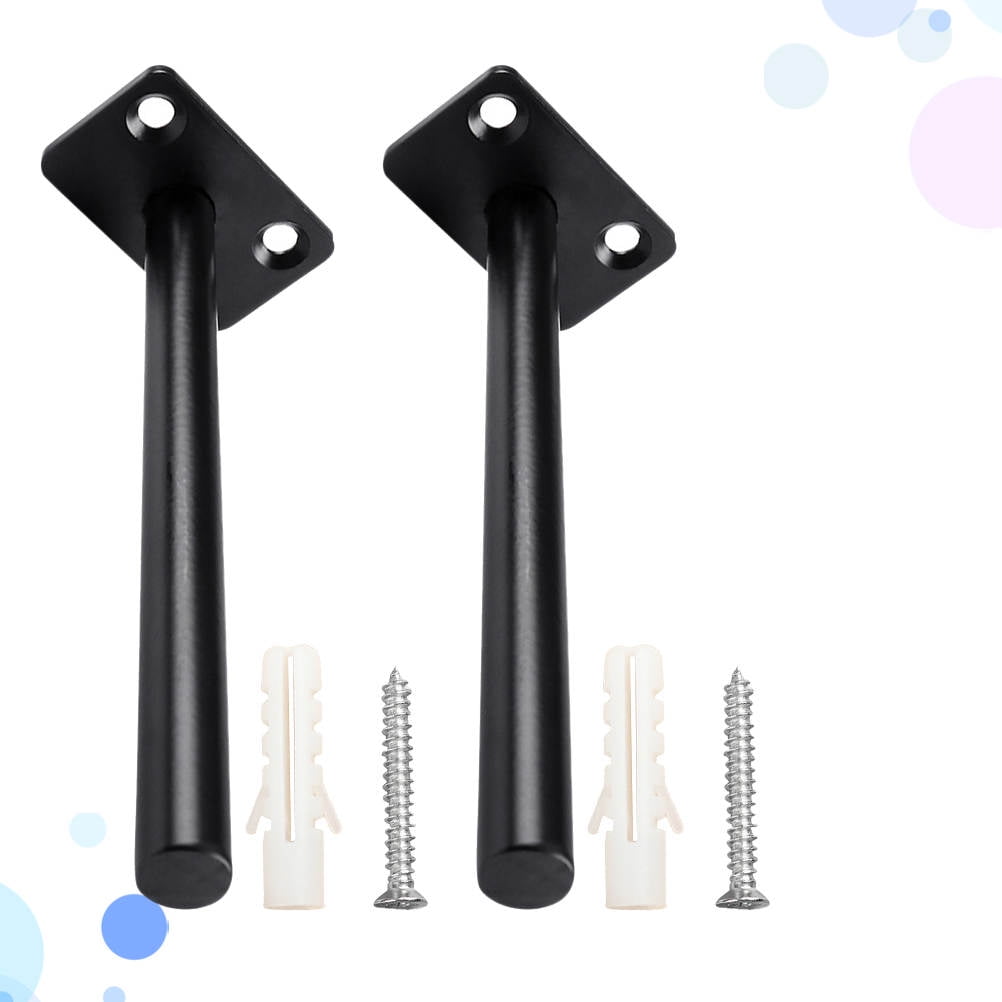 GOOHOCHY 2 Pcs Floating Shelf Bracket Wall Mounted Brackets Heavy Duty ...