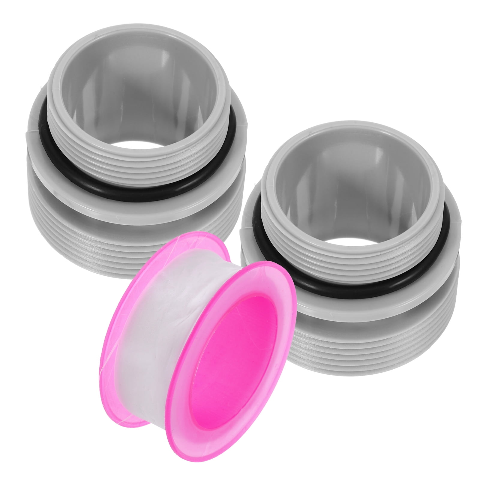 GOOHOCHY 2 Pcs Pool Pump Adapters Replacement above Ground Hose Grey ...