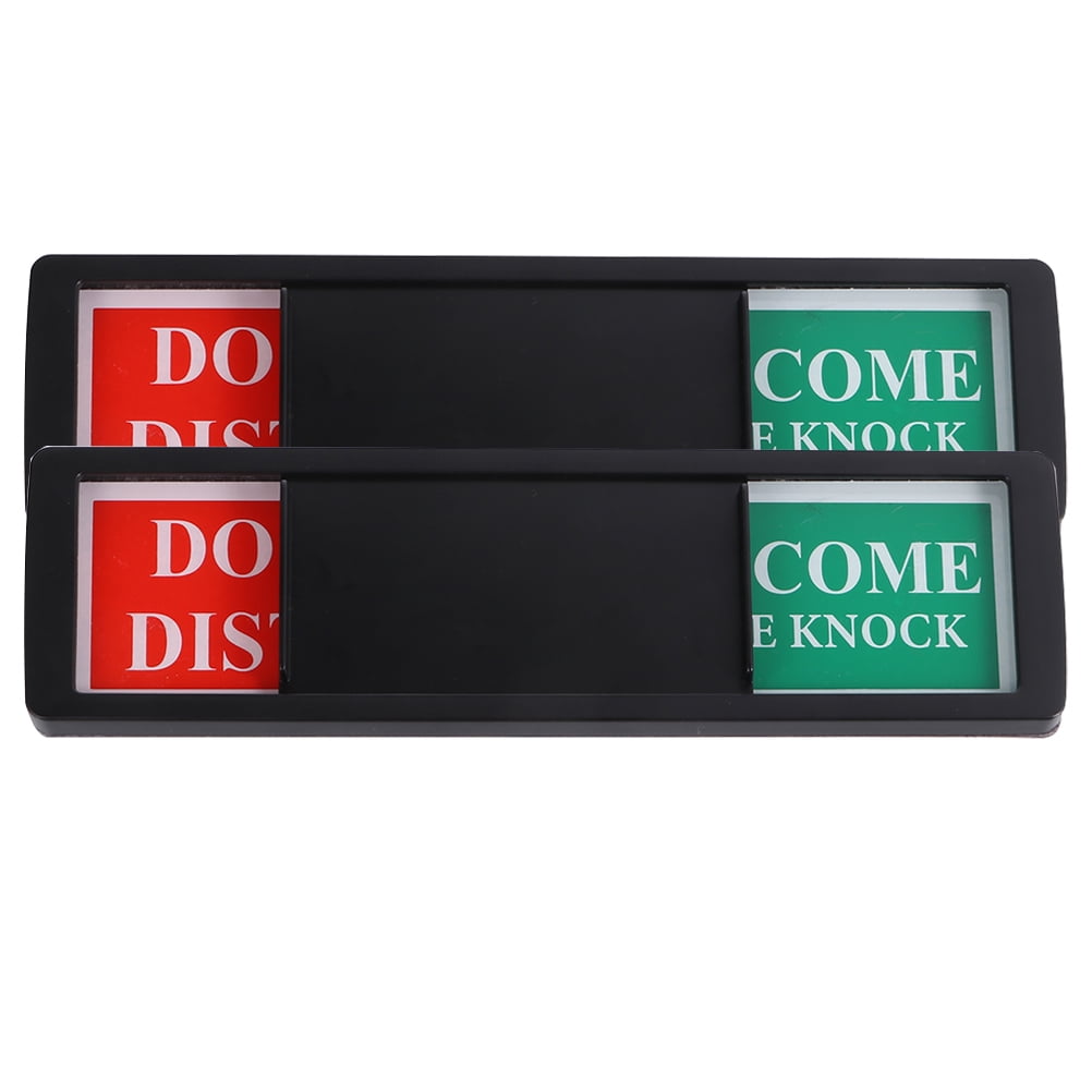 GOOHOCHY 2 Pcs Signage Office Door Signs Not Disturb Hanger Solar ...