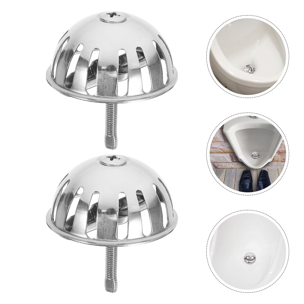 GOOHOCHY 2 Pcs Stopper for Urinal Drain Bathroom Strainer Man Silver ...