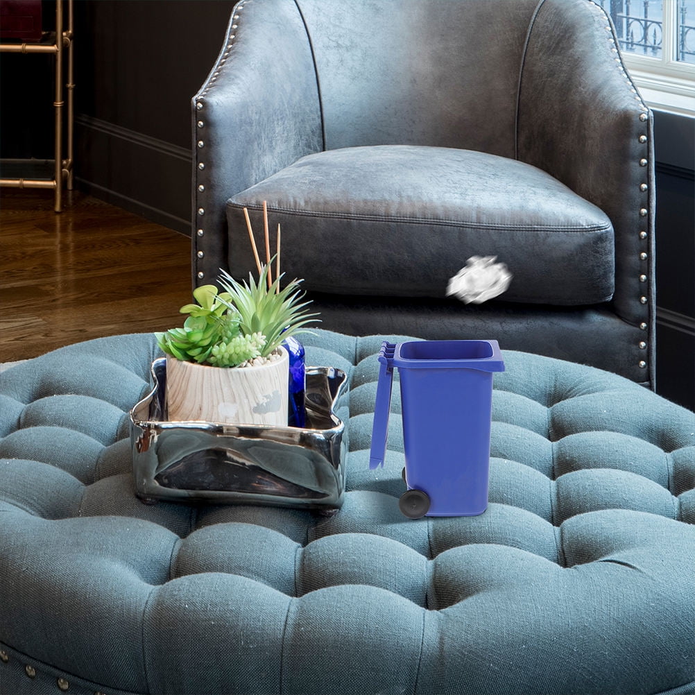 GOOHOCHY 2 Pcs Tiny Trash Can Mini Trash Can Pen Holder Office 14.00X6 ...