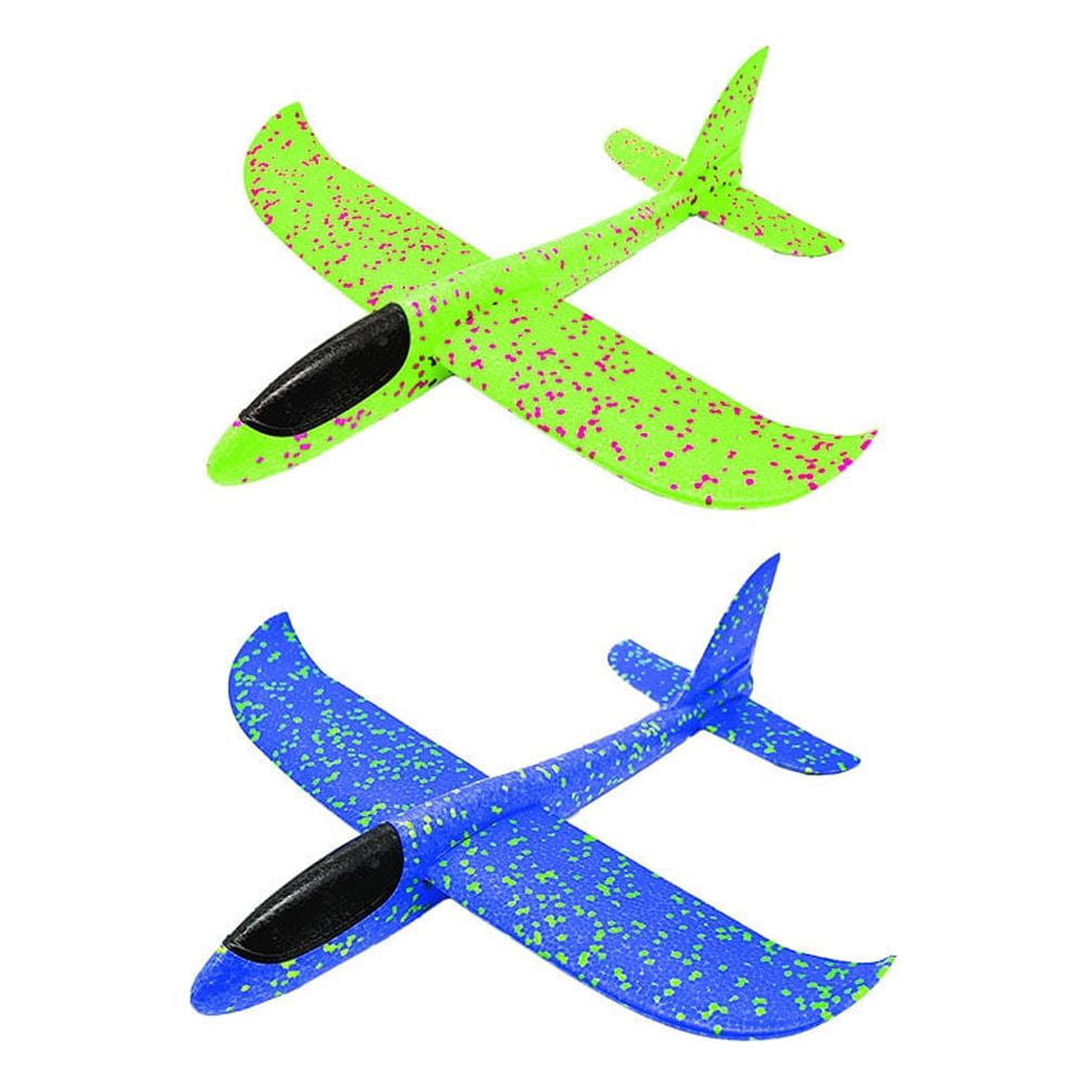 GOOHOCHY 2 Pcs Toy Hand Toss Plane Model Airplane Aviation Kids Playing ...