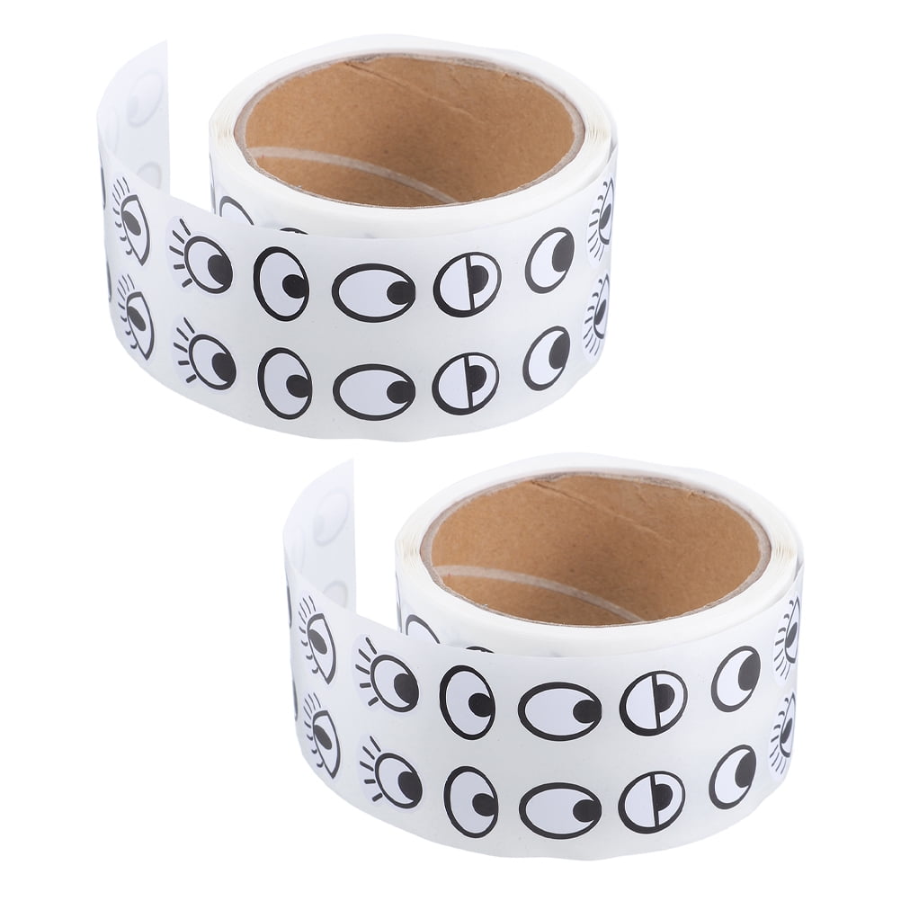 GOOHOCHY 2 Rolls Eye Stickers Large Googly Eyes Self Adhesive Stickers ...
