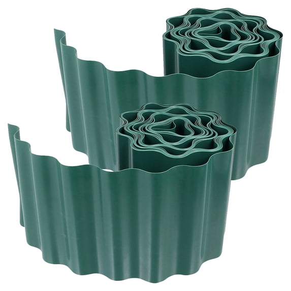 GOOHOCHY 2 Rolls Landscape Border Landscaping Fence Plastic Lawn Plant ...