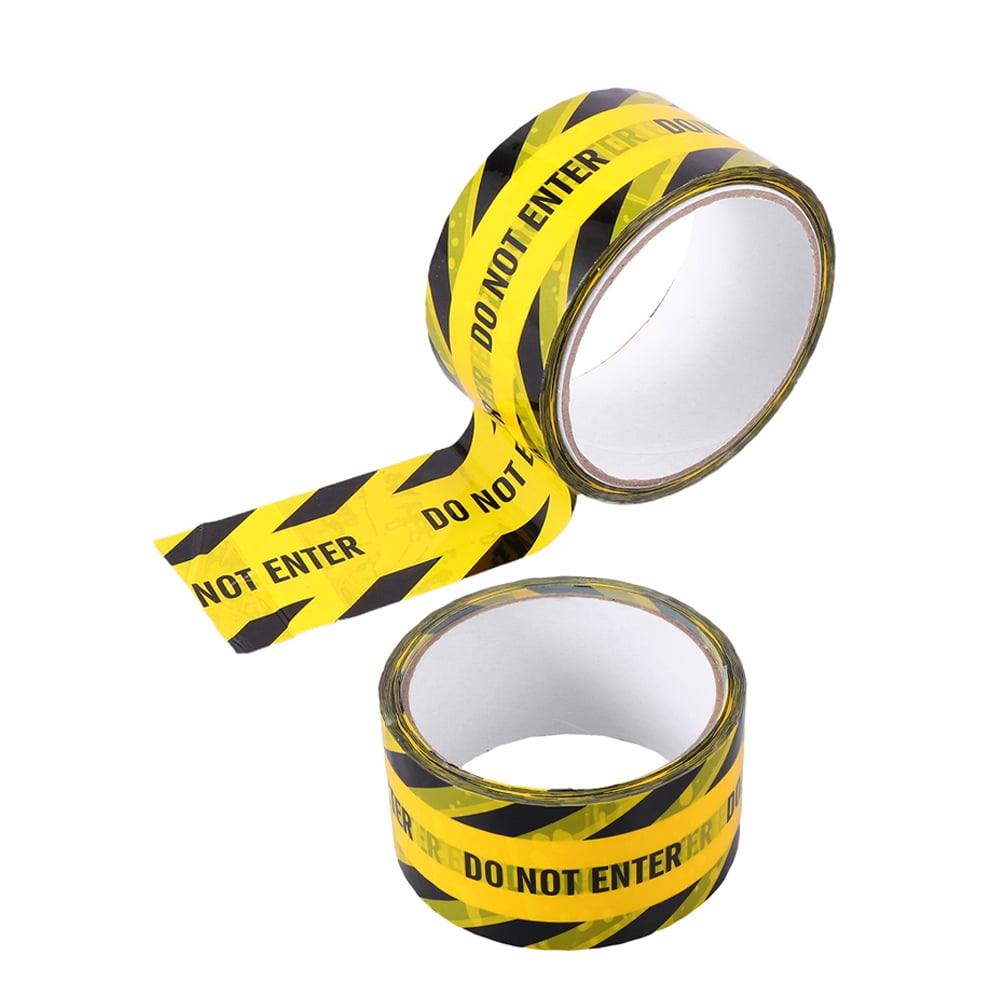 GOOHOCHY 2 Rolls of Warning Tape Warning Barrier Tape Multi-function ...