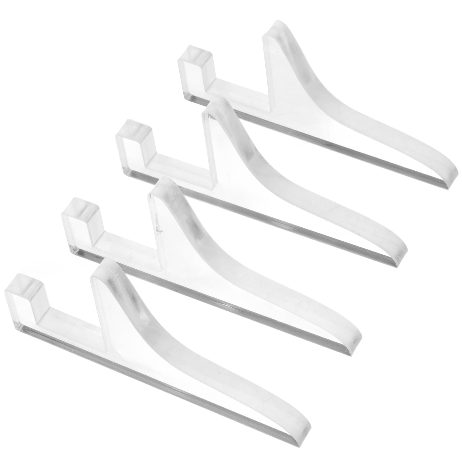 GOOHOCHY 2 pairs Acrylic Display Stand Multi Functional Display Holder ...