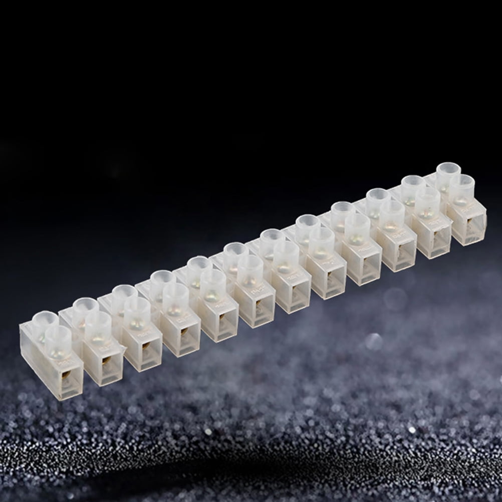 GOOHOCHY 20 PCS Terminals Electrical Connector Block Strip - Walmart.com