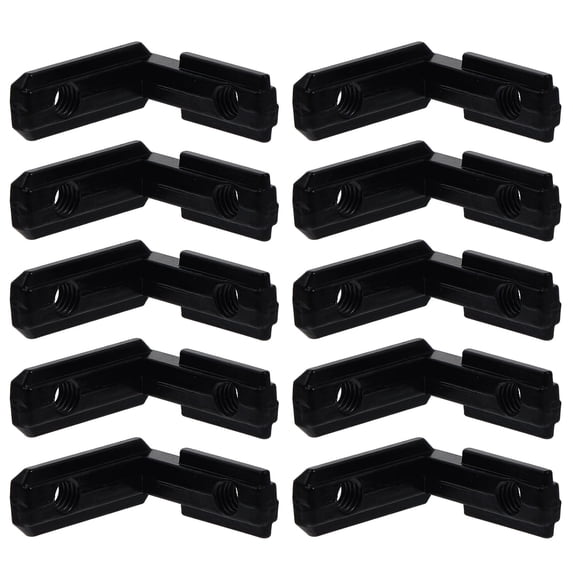 GOOHOCHY 20 Pcs Aluminum Angle Corner Fittings Inside Corner Brackets 2 ...