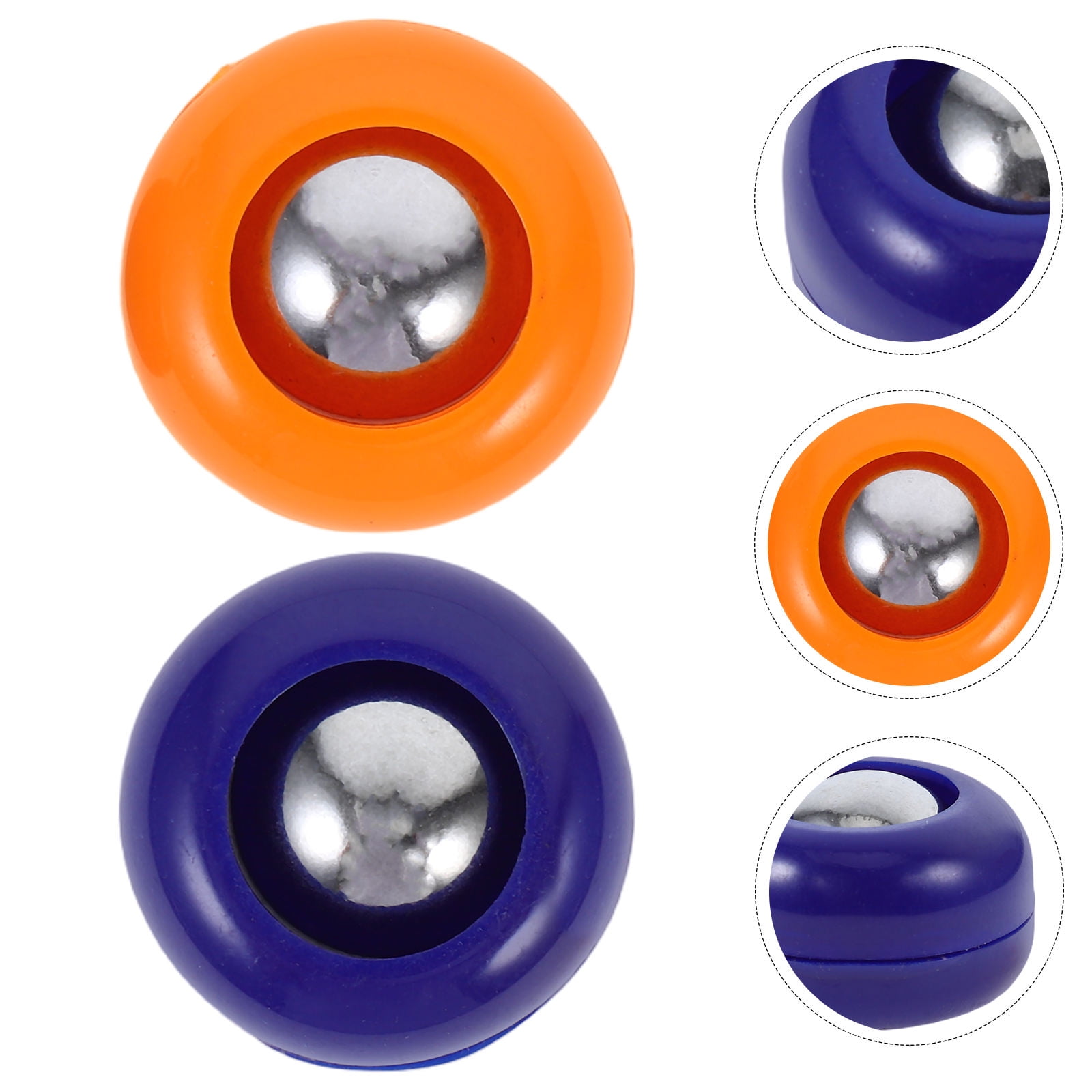 GOOHOCHY 20 Pcs Mini Table Curling Balls Table Top Shuffleboard Game ...
