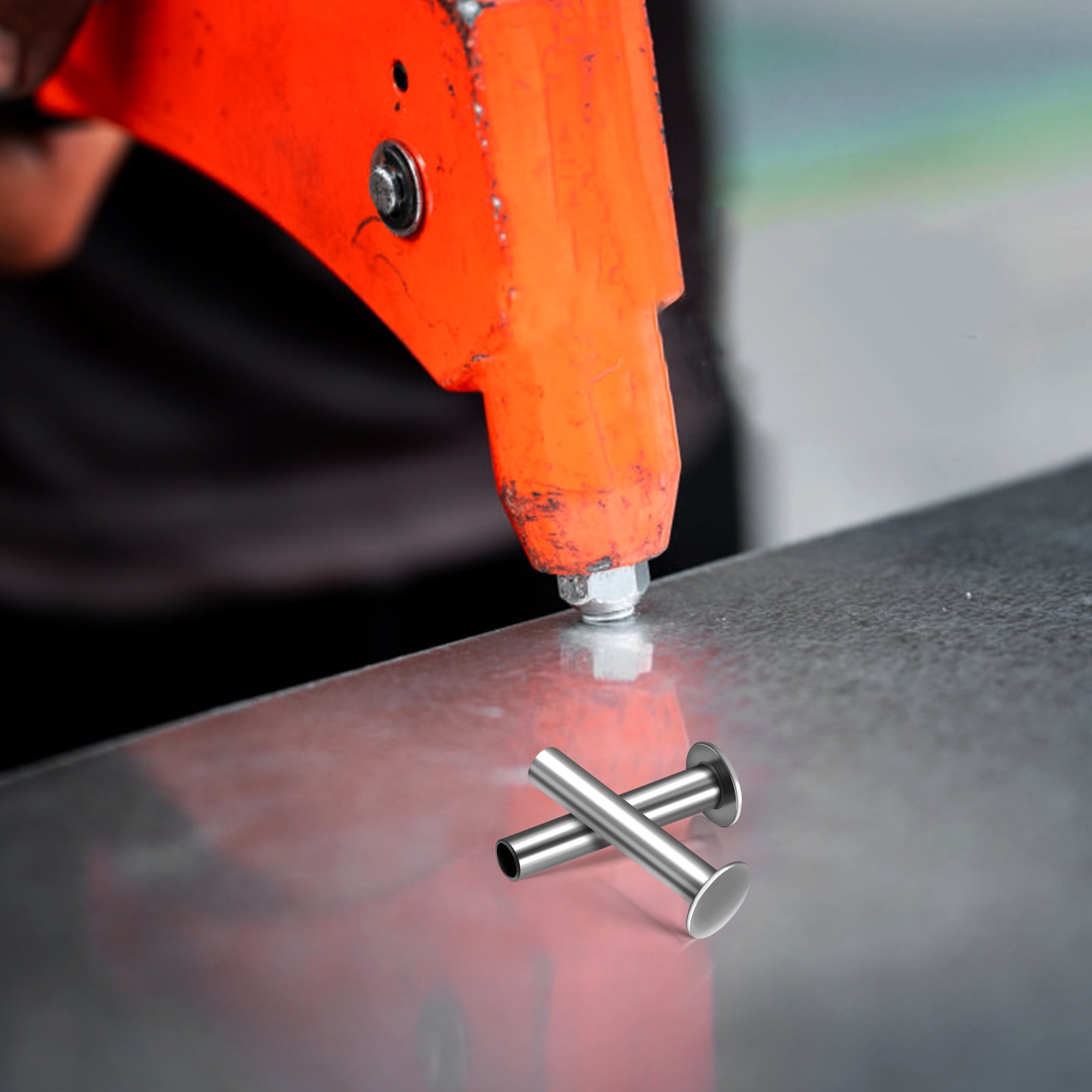 GOOHOCHY 200 Pcs Brazier Head Rivets Round Rivets Single Cap Rivets ...