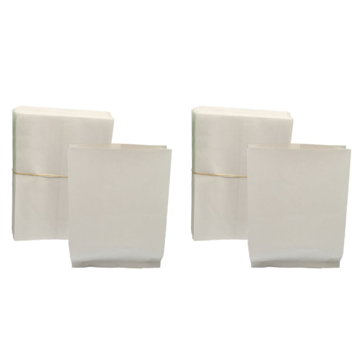 GOOHOCHY 200 pcs /set White Proof Kraft Paper Bag Fried Chicken French ...