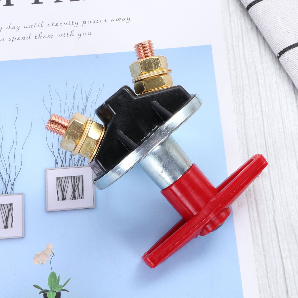 FUTUREORYY Battery Disconnect Isolator Power Cut OFF Switch ABS Metal ...
