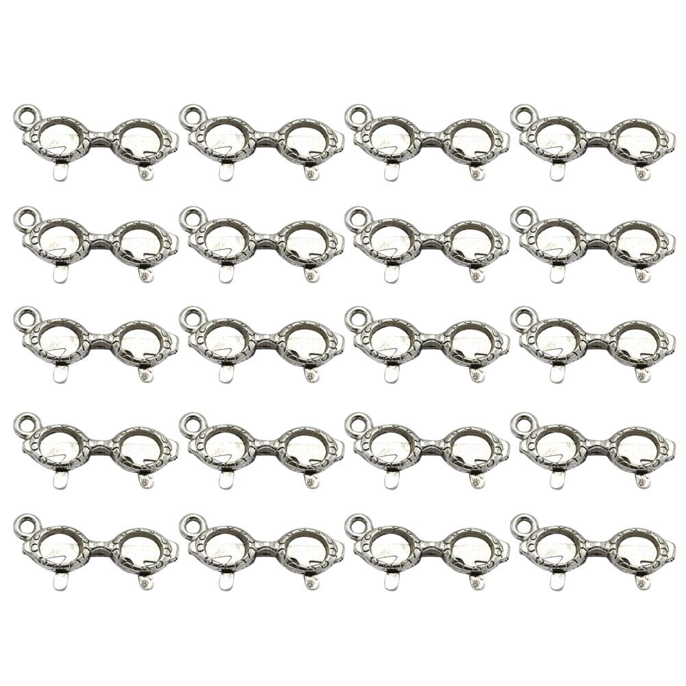 GOOHOCHY 20PCS Alloy Eyeglasses Spectacles Pendants Charms DIY Jewelry ...
