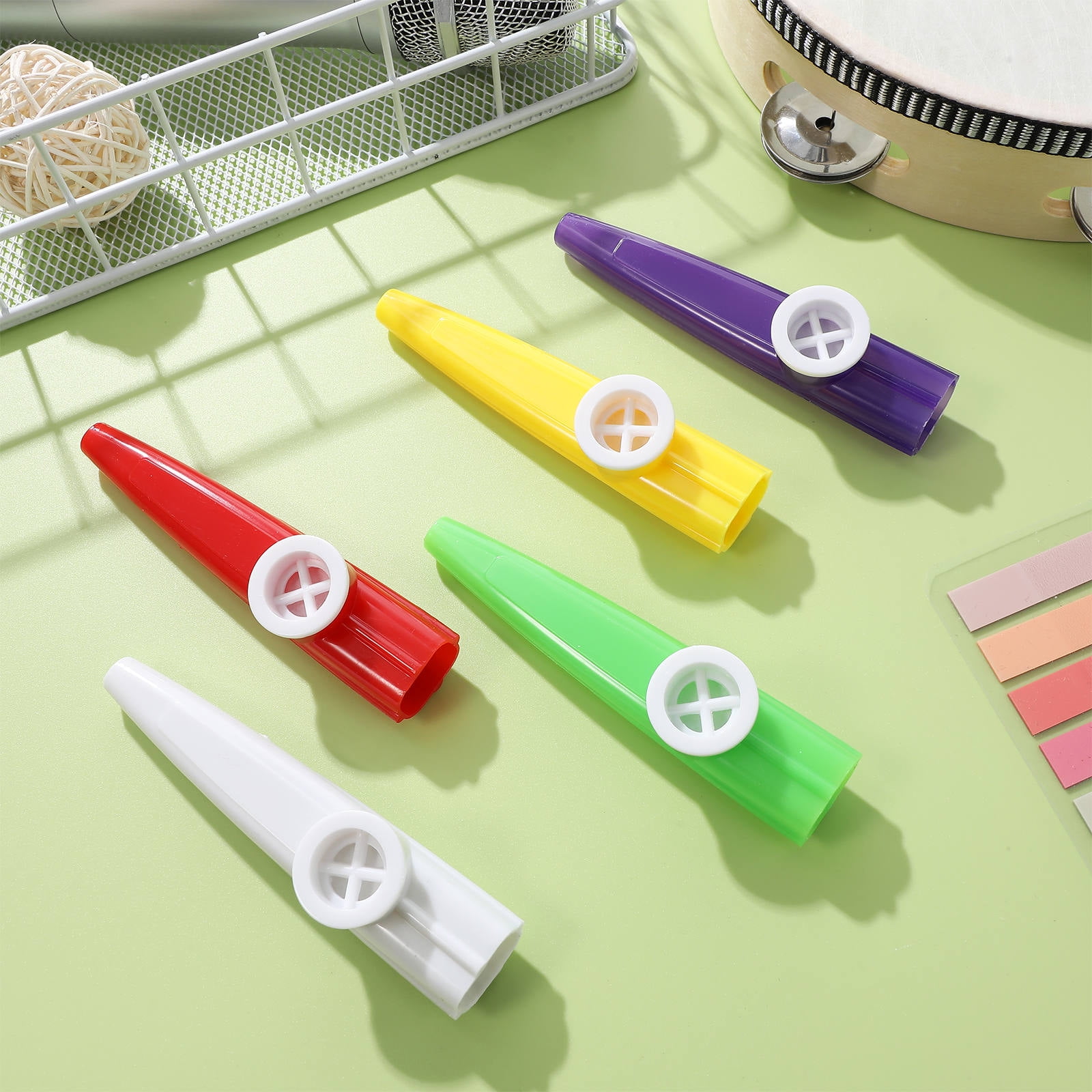 GOOHOCHY 20Pcs Kazoo for Toddlers Plastic Musical Instruments Set for ...