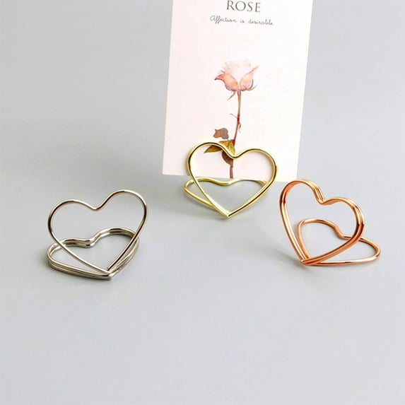 GOOHOCHY 20Pcs Sturdy Menu Clips for Baby Shower Table Accessories with ...